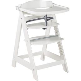 Roba Hochstuhl &raquo;Treppenhochstuhl Sit Up Click & Fun, wei&szlig;&laquo; () aus Holz wei&szlig; B/H/T: 45cm x 80cm x 54cm