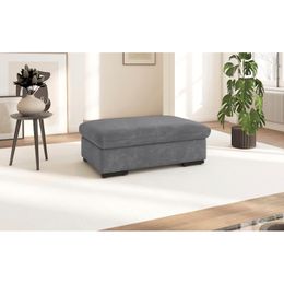 Sit & More sit&more Polsterhocker &raquo;Alcudia&laquo; grau 98% Polyester, 2% Polyamid B/H/T: 101cm x 43cm x 68cm, Soft clean