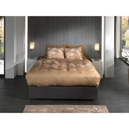 Bettw&auml;sche &raquo;Asahi&laquo; 2 Stk. hochwertiges Mako-Satin, Bettw&auml;sche ab 135x200 cm. beige Mako-Satin, Obermaterial: 100% Baumwolle B/L: 155cm x 220cm, 1 Stk.