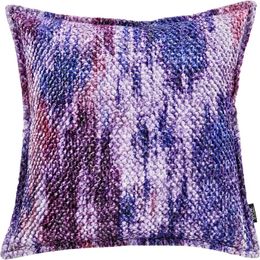 done. Dekokissen &raquo;Glam Colour&laquo; Rei&szlig;verschluss, Ohne F&uuml;llung, meliert lila Polyester B/L: 65cm x 65cm, 1 Stk.