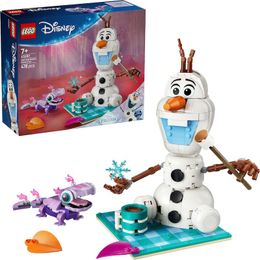 Lego Konstruktionsspielsteine &raquo;Picknickspa&szlig; mit Olaf und Bruni (43287), Lego Disney Princess&laquo; Made in Europe wei&szlig; Einheitsgr&ouml;&szlig;e 