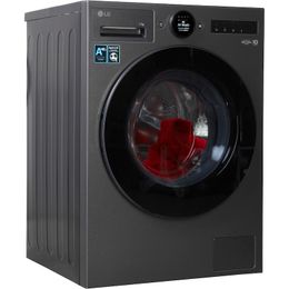 LG Waschmaschine &raquo;F4WX801YB&laquo; 11 kg 1400 U/min digitales Touchdisplay grau AquaLock Vollwasserschutz & AquaStop Sicherheitsschlauch.
