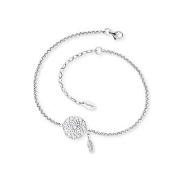 Engelsrufer Fu&szlig;kette mit Anh&auml;nger &raquo;TRAUMF&Auml;NGER&laquo; silber Edelstahl Fu&szlig;kette mit Anh&auml;nger