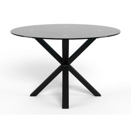 ACTONA GROUP Esstisch &raquo;Heaven, runde Tischplatte aus Keramik o. Glas & belastbar bis 100 kg&laquo; Esstisch, OTTOs Choice, Robustes Gestell aus Stahl, 