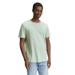 Tom Tailor Denim Herren Tom Tailor Denim T-Shirt in Melange-Optik gr&uuml;n S
