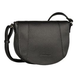 Tom Tailor Damen Tom Tailor Umh&auml;ngetasche &raquo;Dahlia&laquo; weiches Lederimitat in moderem Look mit Kontrastkanten und feinem Logo schwarz B/H/T: 24,5cm x 19cm