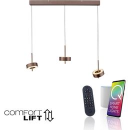 Neuhaus Q SMART HOME LIGHTS LED Pendelleuchte &raquo;Q-ROTATE&laquo; LED-Board 1 Stk. warmwei&szlig; - kaltwei&szlig; 3, 1 Stk.