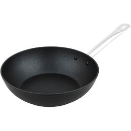 CS SOLINGEN Wok &raquo;Stellaris&laquo; Aluminium Induktion schwarz &Oslash; 28cm + H&ouml;he 7,5cm