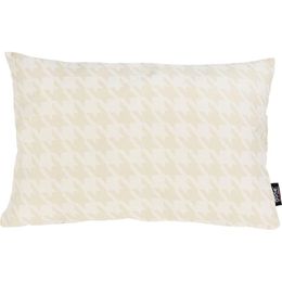 done. Dekokissen &raquo;Windsor Bird&laquo; Jacquardgewebte Kissenh&uuml;lle ohne F&uuml;llung mit Rei&szlig;verschluss, 1 St&uuml;ck beige Baumwolle, Polyester B/L: 40cm x 60cm, 1 