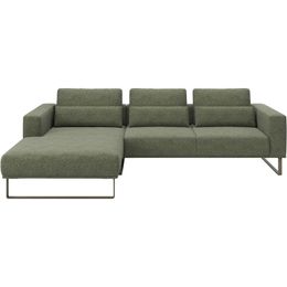 Musterring Ecksofa &raquo;JUSTB! PM100, stilvoller Lounge-Komfort von &laquo; Kollektion Bettina Zimmermann, optionaler Sitzvorzug & Fu&szlig;-Auswahl gr&uuml;n 100% Polyester B/H/T: 