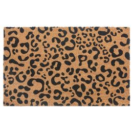 Hanse Home Fu&szlig;matte &raquo;Mix Mats Kokos Leopard Look, T&uuml;rmatte&laquo; rechteckig 15 mm H&ouml;he Kokos, Schmutzfangmatte, Outdoor, Rutschfest, Innen, Kokosmatte, 