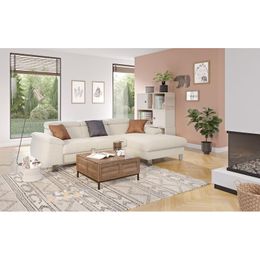 COTTA Ecksofa &raquo;Komaris L-Form, B: 244 cm&laquo; mit Kopfteilverstellung, optional Schlaffunktion, Bettkasten & Licht 88% POLYESTER (PES) 12% POLYAMID (PA) B