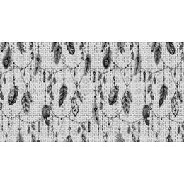 ARCHITECTS PAPER Fototapete &raquo;Atelier 47 Feather Puzzle 3&laquo; mehrfarbig glatt Vlies, Wand, Schr&auml;ge, Decke grau Vlies B/L: 5m x 2,7m