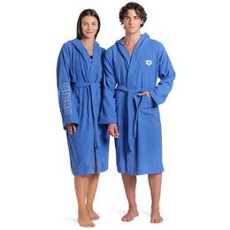 Bademantel &raquo;arena Unisex Zeppelin Bademantel&laquo; 1 Stk. Schwimmbad, Sauna, Baumwolle, Unisex, weich, bequem, Kapuze, leicht blau Baumwolle L L: 118cm