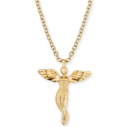 Engelsrufer Damen Kette mit Anh&auml;nger &raquo;Engel&laquo; gold Silber 925 (Sterlingsilber), L: 44