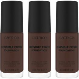 Catrice Damen Foundation &raquo;INVISIBLE COVER FOUNDATION&laquo; mit langanhaltendem Finish braun 90ml