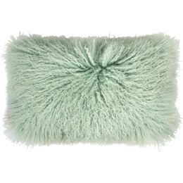 Pad Dekokissen &raquo;Glory&laquo; Echtfell gr&uuml;n Lammfell, Polyester B/L: 30cm x 50cm, 1 Stk.