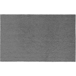 PRIMAflor-Ideen in Textil Fu&szlig;matte &raquo;INFINITY&laquo; rechteckig 7 mm H&ouml;he Schmutzfangmatte, ideal als Badteppich, f&uuml;r Boot oder Pool, waschbar grau 