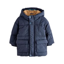 next Winter Jacket boy size 116 Navy / Azure / Brocade
