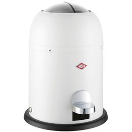 Wesco Kosmetikeimer &raquo;Mini Master&laquo; 1 Beh&auml;lter 6 Liter wei&szlig; Stahlblech B/H/T: 26,4cm x 36cm x 26,4cm, 6 l