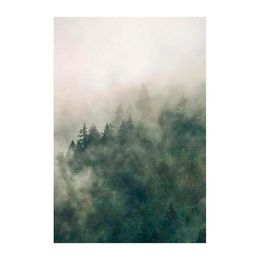 Komar Bild &raquo;Tales of the Carpathians&laquo; Natur 1 Stk. tlg. Wandbild zur Dekoration - ohne Rahmen bunt Holz, Papier B/H/T: 50cm x 70cm, Natur, 1 Stk.