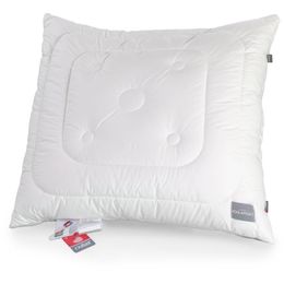 Stendebach Synthetikkopfkissen &raquo;Climacozy Kissen&laquo; 1 Stk. tlg. temperaturregulierendes Synthetikkopfkissen, in 40x80 oder 80x80 cm wei&szlig; Bezug: 100% Baumwolle. 