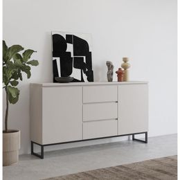 OTTO home Sideboard &raquo;Modo II, Breite 150 cm, moderne grifflose Kommode 2T&uuml;ren/3 SK&laquo; Schubladenkommode viel Stauraum, Einlegeb&ouml;den verstellbar, 