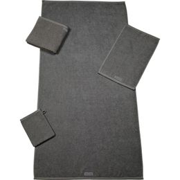 Ross Saunatuch &raquo;SELECTION&laquo; Aus Bio-Baumwolle grau Frottier, Obermaterial: 100% Baumwolle B/L: 80cmx200cm, 1 Stk., Frottier