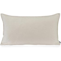 HOCK Dekokissen &raquo;Lucky&laquo; Sofakissen inkl. F&uuml;llung, 70x40cm, einfarbig, creme ecru, Dekokissen beige Polyester B/L: 70cm x 40cm, 1 Stk.