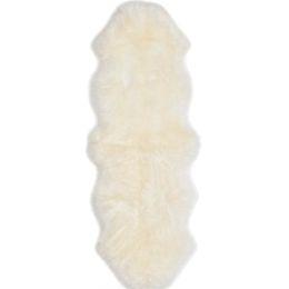 LUXOR living Fellteppich &raquo;Schaffell Namika&laquo; fellf&ouml;rmig 50 mm H&ouml;he echtes Lammfell, weich & flauschig, gro&szlig;e Farbauswahl, in 2 Gr&ouml;&szlig;en wei&szlig; Lammfell B :