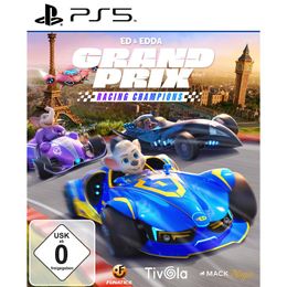 THQ Nordic Spielesoftware &raquo;Ed & Edda: Grand Prix - Racing Champions&laquo; PlayStation 5 blau Mehrspieler: Bis zu vier Fahrer k&ouml;nnen gleichzeitig ins Rennen