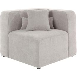 Home Affaire Sofa-Eckelement &raquo;Sundstrup&laquo; Modulserie, individuelle Zusammenstellung grau 100% Polyester Samtoptik