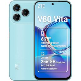 ZTE Smartphone &raquo;Blade V80 Vita&laquo; cyan Memory Fusion Technologie
