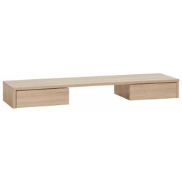 M&auml;usbacher Tischaufsatz &raquo;Mio&laquo; braun Holzwerkstoff B/H/T: 120cm x 14cm x 31cm
