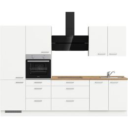 Nobilia K&uuml;chenzeile &raquo;"Touch II", NEU: individuell anpassbar mit gratis Profi-Beratung&laquo; vormontiert, Breite 300 cm, Ausrichtung w&auml;hlbar, wahlw. mit E-