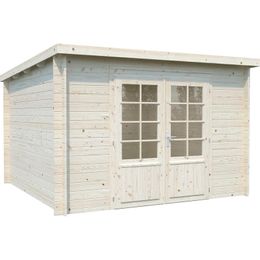 Palmako Gartenhaus &raquo;Ella&laquo; 8,7 m&sup2; beige Massivholz ohne Fu&szlig;boden, ohne Dacheindeckung