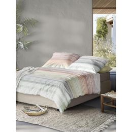 Irisette Bettw&auml;sche &raquo;Easy 8706&laquo; 2 k&uuml;hlend und atmungsaktiv, pflegeleicht und b&uuml;gelfrei Seersucker, Obermaterial: 100% Baumwolle B/L: 155cm x 220cm, 1 Stk., 1 