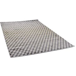 Gino Falcone Teppich &raquo;Fabiana 28&laquo; rechteckig 9 mm H&ouml;he modernes geometrisches 3D-Design, ideal im Wohnzimmer & Schlafzimmer grau Microfaser B : 155cm 1 Stk., 9mm, 