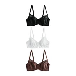 next BH Damen Gr&ouml;&szlig;e 85 braun / schwarz / wei&szlig;