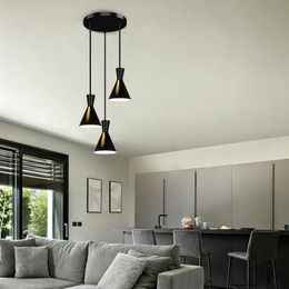 OTTO home Pendelleuchte &raquo;Renell&laquo; E27 1 Stk. gl&auml;nzend, h&ouml;henverstellbar, industrieller Stil, Rondell, H&auml;ngelampe 3, &Oslash; 25cm, 1 Stk.
