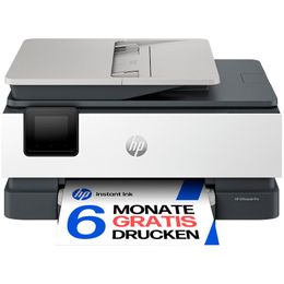 HP Multifunktionsdrucker &raquo;OfficeJet Pro 8132e&laquo; 6 Probemonate HP Instant Ink erhalten bis 31.07.2026 grau 6 Probemonate HP Instant Ink erhalten bis 