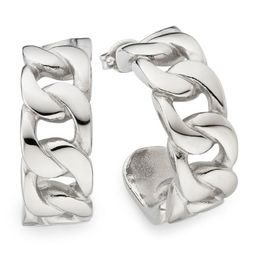Aniston Jewelry & Watches Damen Aniston JEWELRY & WATCHES Paar Creolen &raquo;Schmuck Geschenk Edelstahlohrringe&laquo; silber 23mm, Edelstahl