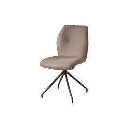 OTTO home Drehstuhl &raquo;Bruna Esszimmerstuhl,Polsterstuhl, K&uuml;chenstuhl, 4-Fu&szlig;stuhl&laquo; () 360&deg; drehbar, mit automatischer R&uuml;ckstellung, 2-Stoff-Design 