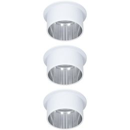 Paulmann LED Einbauleuchte &raquo;Gil&laquo; LED-Modul 3 Stk. Warmwei&szlig; LED-Modul, 3-Stufen-dimmbar bunt 3, &Oslash; 6,8cm, 3 Stk.