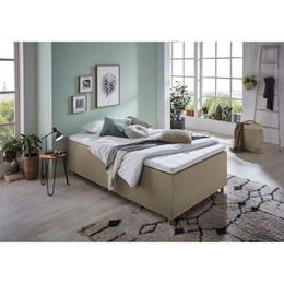 Home Affaire Boxbett &raquo;Thorsby&laquo; Boxbett ohne Kopfteil, frei im Raum stellbar, f&uuml;r Dachschr&auml;gen beige 100% Polypropylen Liegefl&auml;che B/L: 120cm x 200cm 
