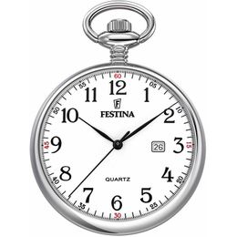 Festina Herren Taschenuhr &raquo;F2019/1&laquo; Quarzuhr, Herrenuhr, Datum silber Einheitsgr&ouml;&szlig;e