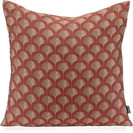 HOCK Dekokissen &raquo;Erny&laquo; Sofakissen inkl. F&uuml;llung, 50x50cm, Dekokissen, Gingko-Muster Obermaterial: 100% Polyester. F&uuml;llung: 100% Polyester B/L: 50cm x 50cm,