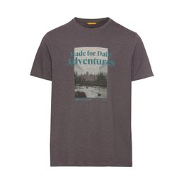 Camel Active Herren Camel Active T-Shirt mit Front-Print grau M