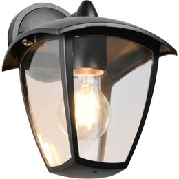 Trio Leuchten Au&szlig;en-Wandleuchte &raquo;VENTA, Laterne Hauswand Fassadenbeleuchtung, exkl 1x E27 max 10W, IP44&laquo; E27 1 Stk. warmwei&szlig; - kaltwei&szlig; Wandlampe 