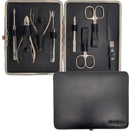 Pfeilring Pfeilring Manik&uuml;re-Etui Rahmenetui Rindleder schwarz B/H/T: 135mm x 205mm x 35mm 8 Stk.